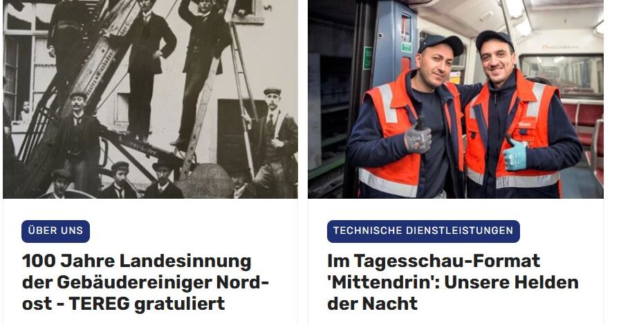 Magazin | TEREG Gebäudedienste
